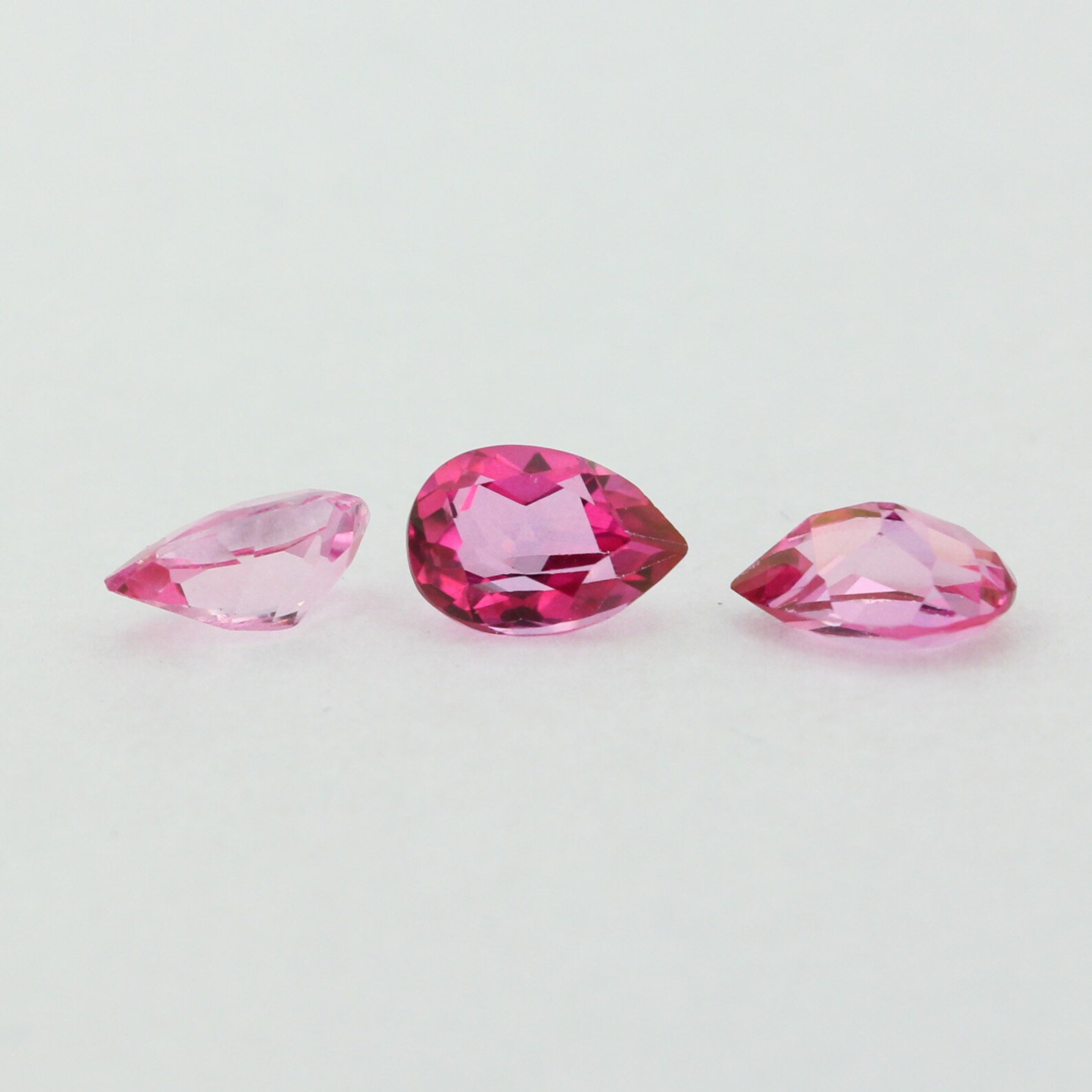 Loose Pear Shape Cut Genuine Natural Pink Topaz Stone Single - Etsy