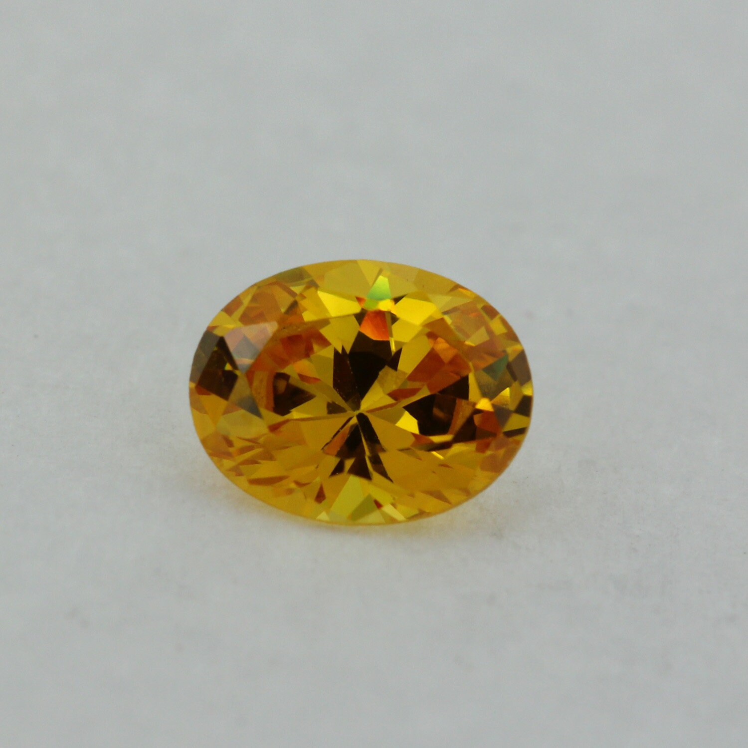 Loose Oval Cut Citrine CZ Stone Single Yellow Cubic Zirconia - Etsy