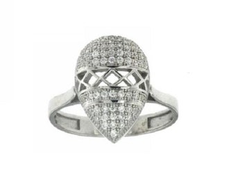Gorgeous 925 Silver CZ Ring - Etsy