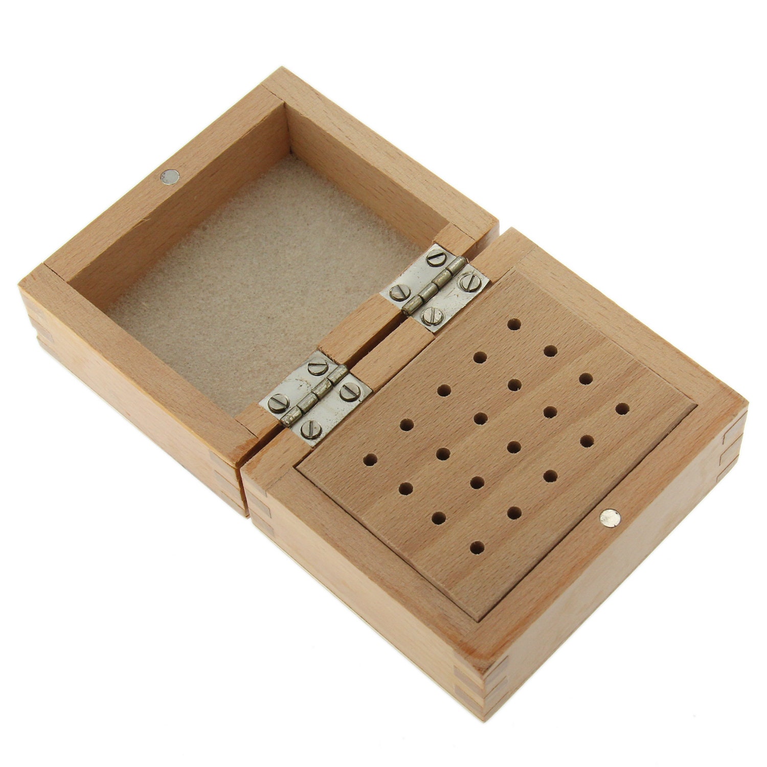 Jewelry Bur Storage Box Wood Organizer Case 20 Hole For Burs | Etsy