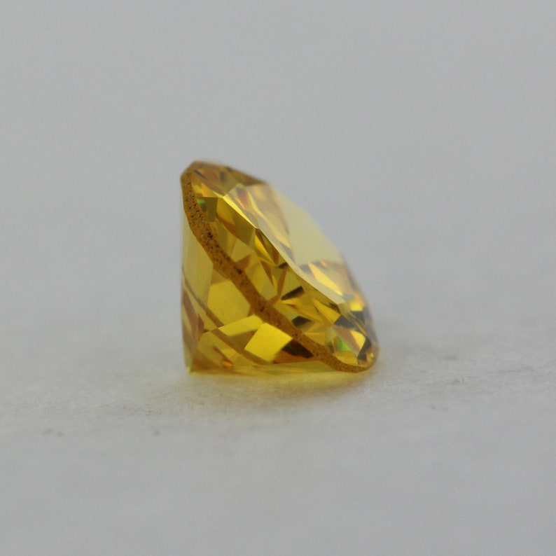 Loose Oval Cut Citrine CZ Stone Single Yellow Cubic Zirconia - Etsy
