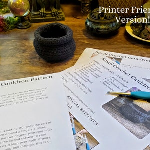 Easy Crochet Cauldron Pattern: Witchy Halloween Decor (PDF Pattern) - Etsy