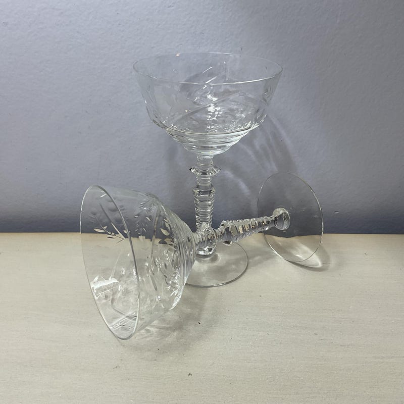Libbey Rock Sharpe Etched - Etsy
