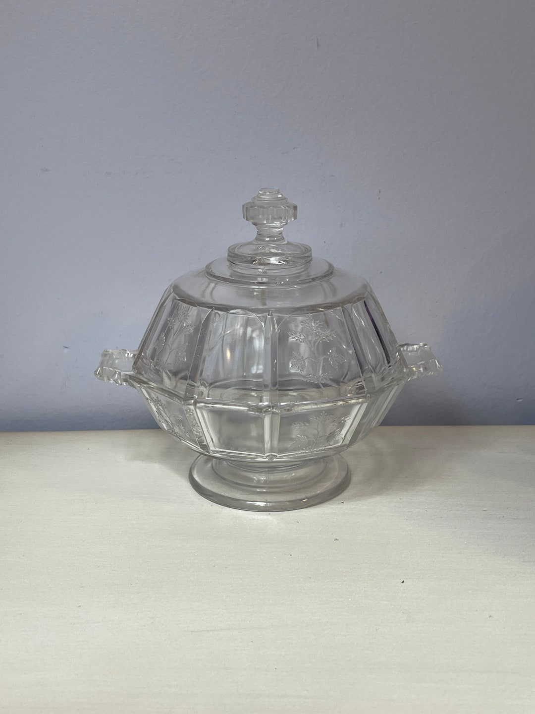 EAPG Bryce Higbee RIVAL Aka SPRIG or Indian Tree Covered Comport Bowl ...