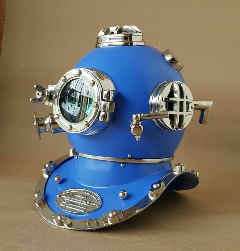 18 US Navy Deep Sea Diving Nautical Helmet Maritime - Etsy Canada