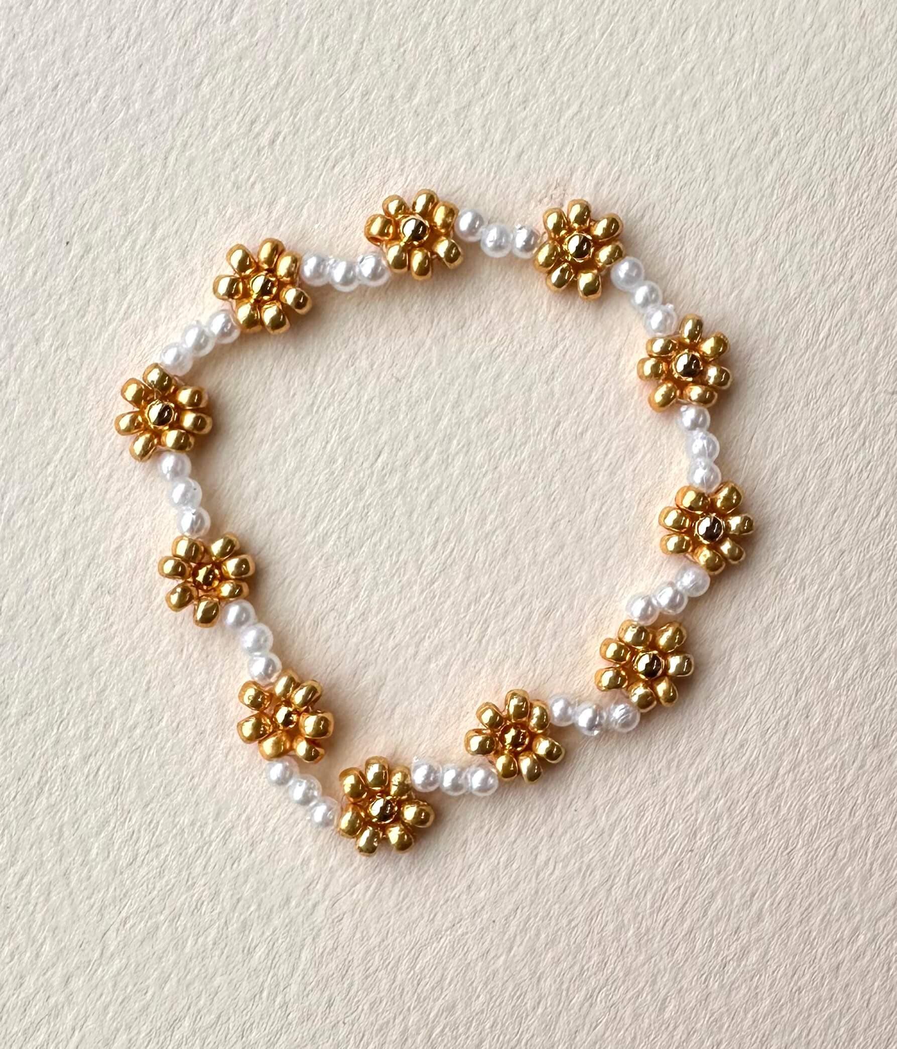 FLOWER COLLECTION Beaded Bracelets - Etsy