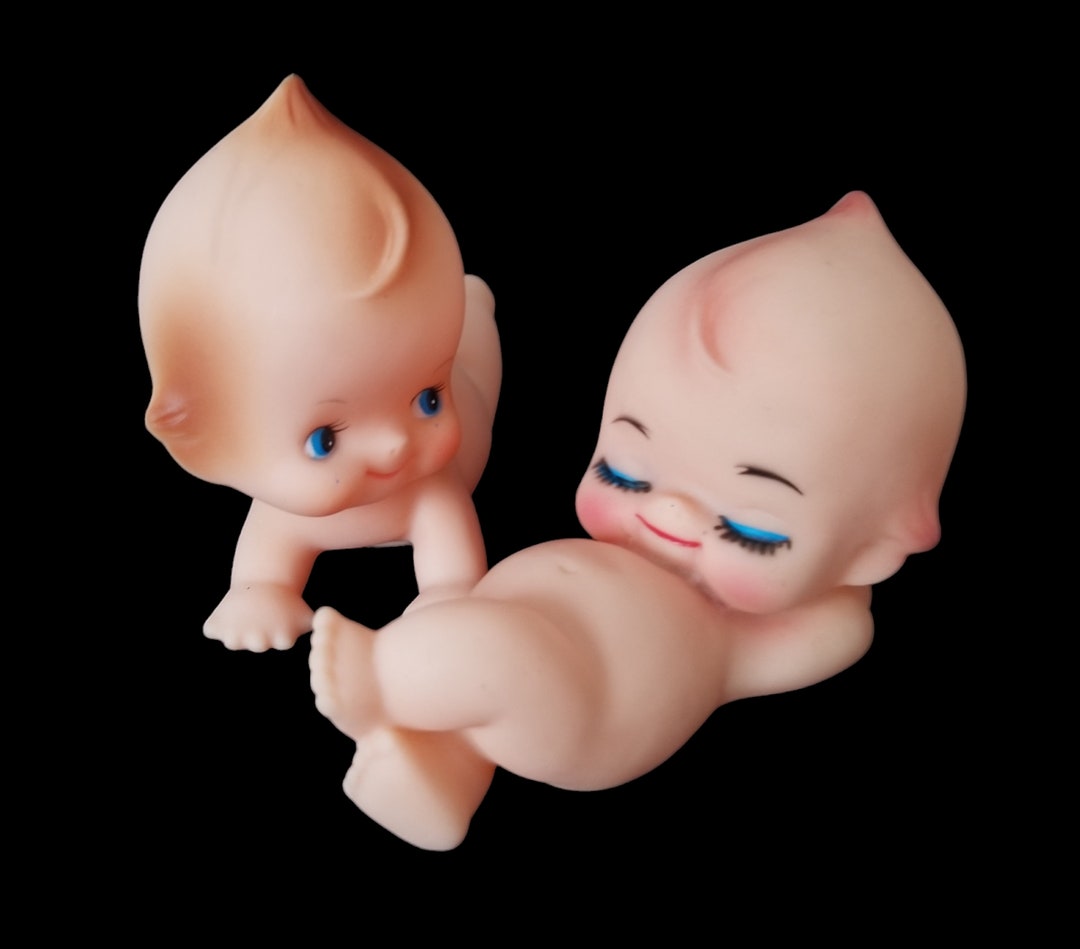 Kewpie or Cupie Dolls 4.5" - Set of 2 Nude Baby Cupid Dolls - Mangelsen ...