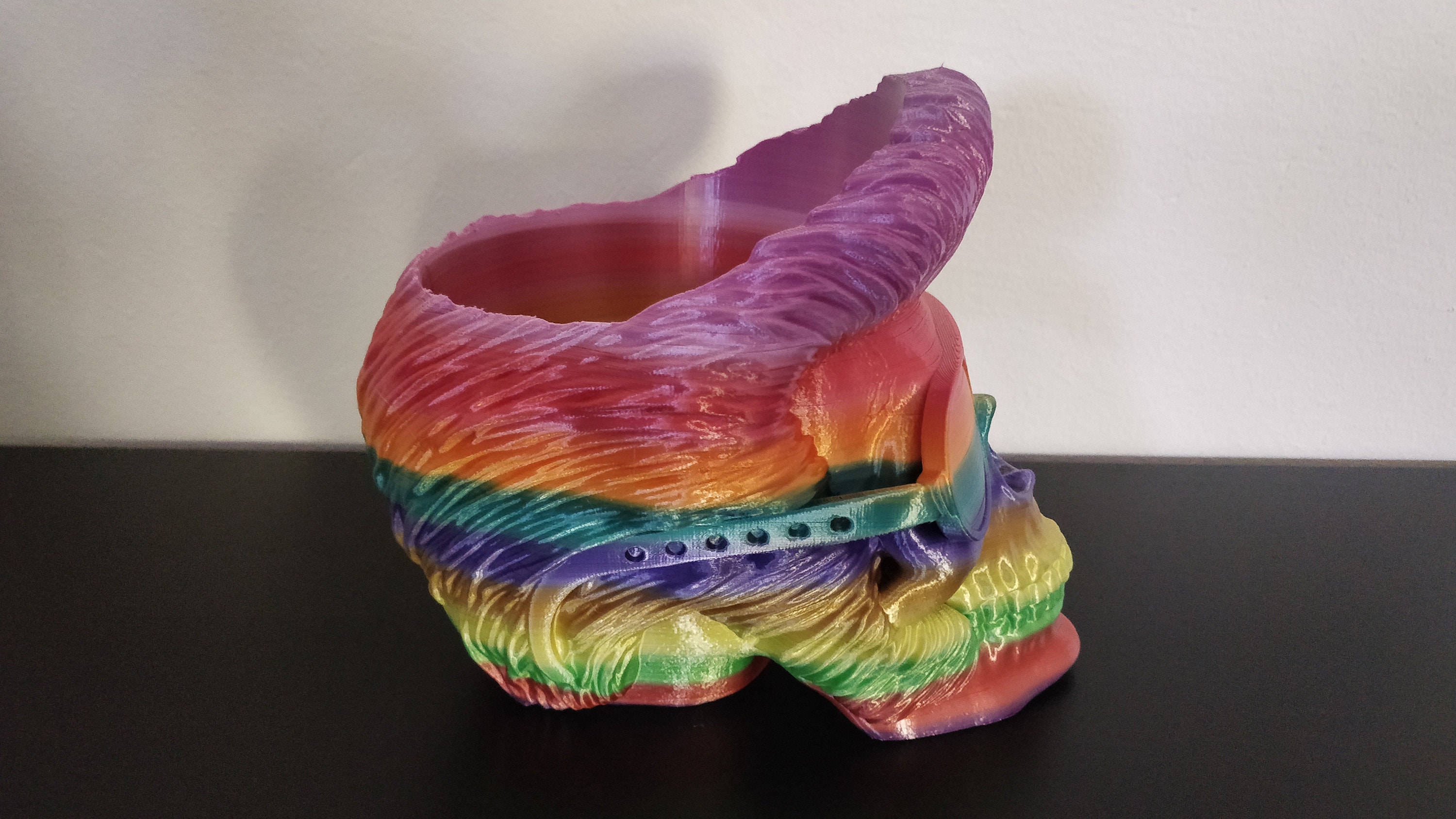 Elvis Skull 3d Printed Planter Flower Pot - Etsy