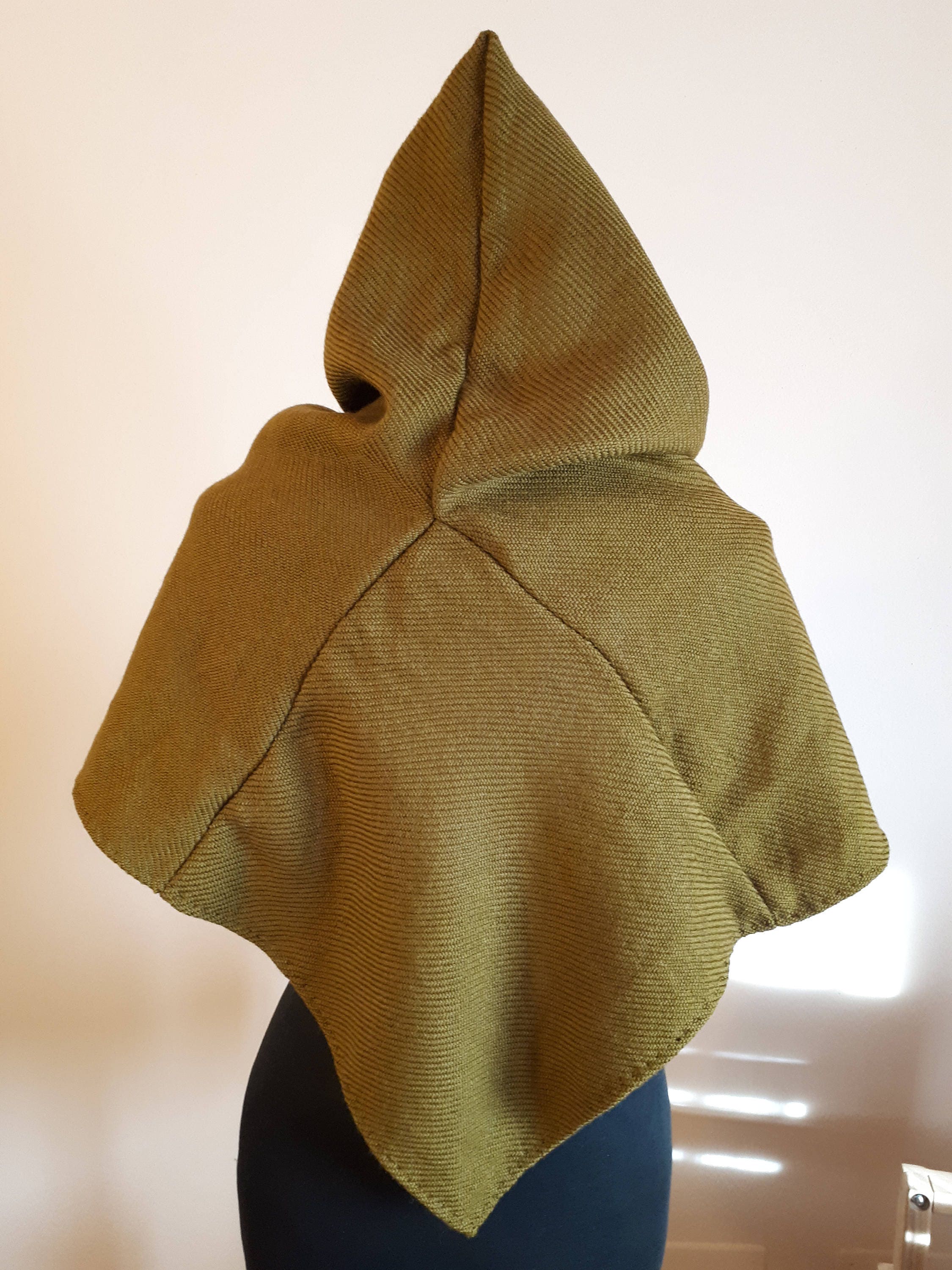Custom Hood, Handwoven Medieval Hood, Hand Woven Viking Hood in Pure ...