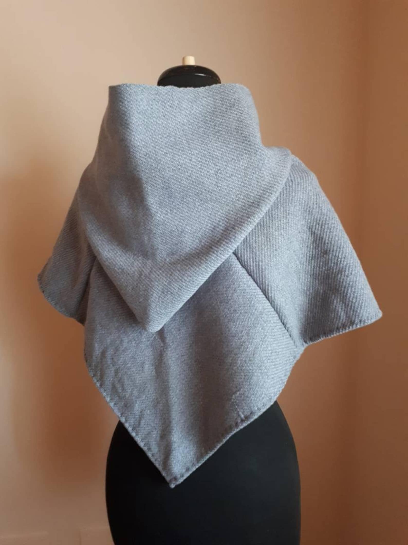 Custom Hood, Handwoven Medieval Hood, Hand Woven Viking Hood in Pure ...