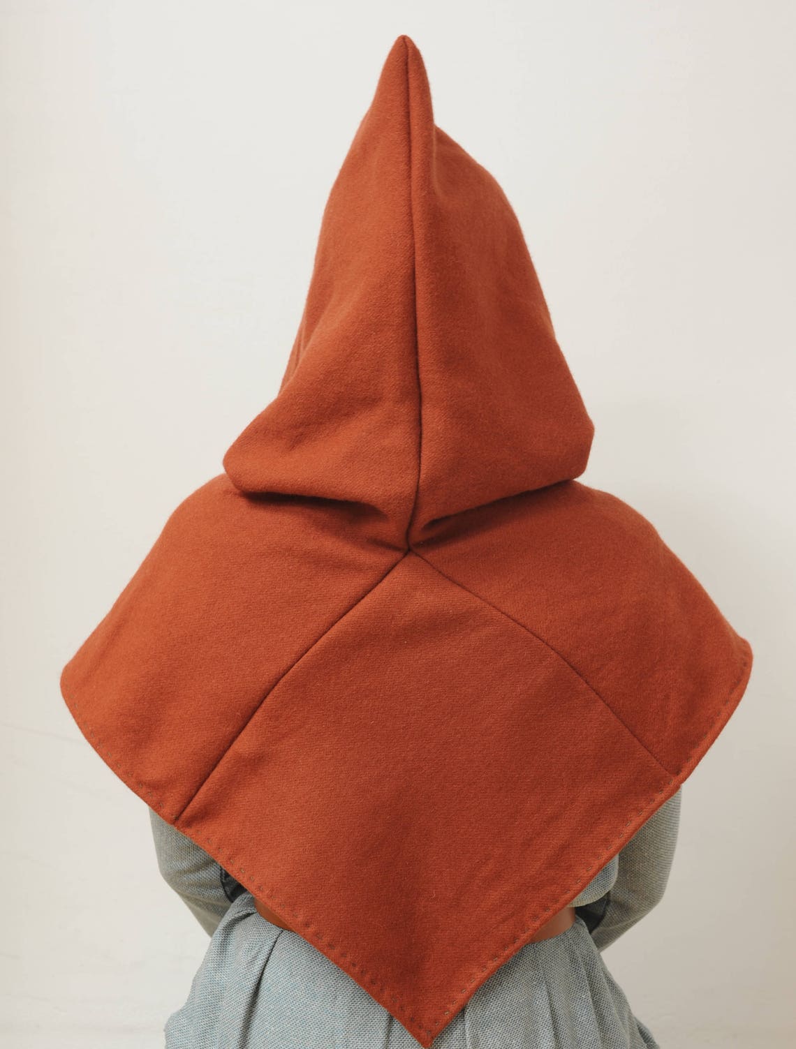 Medieval Wool Hood Warm and Soft Ready for Delivery. Viking - Etsy