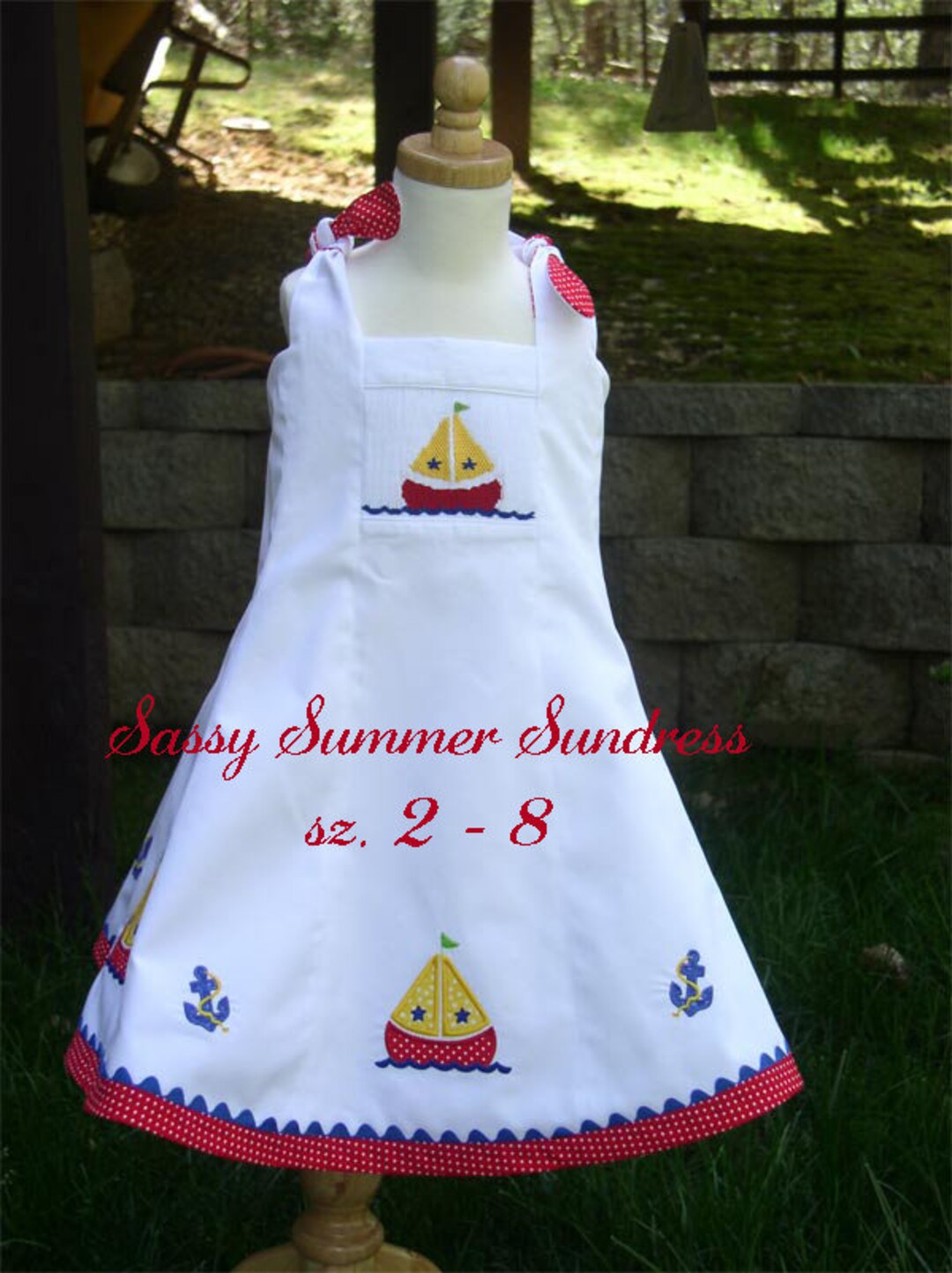 Sassy Summer Sundress Pattern, Sz. 2 - 8 - Etsy