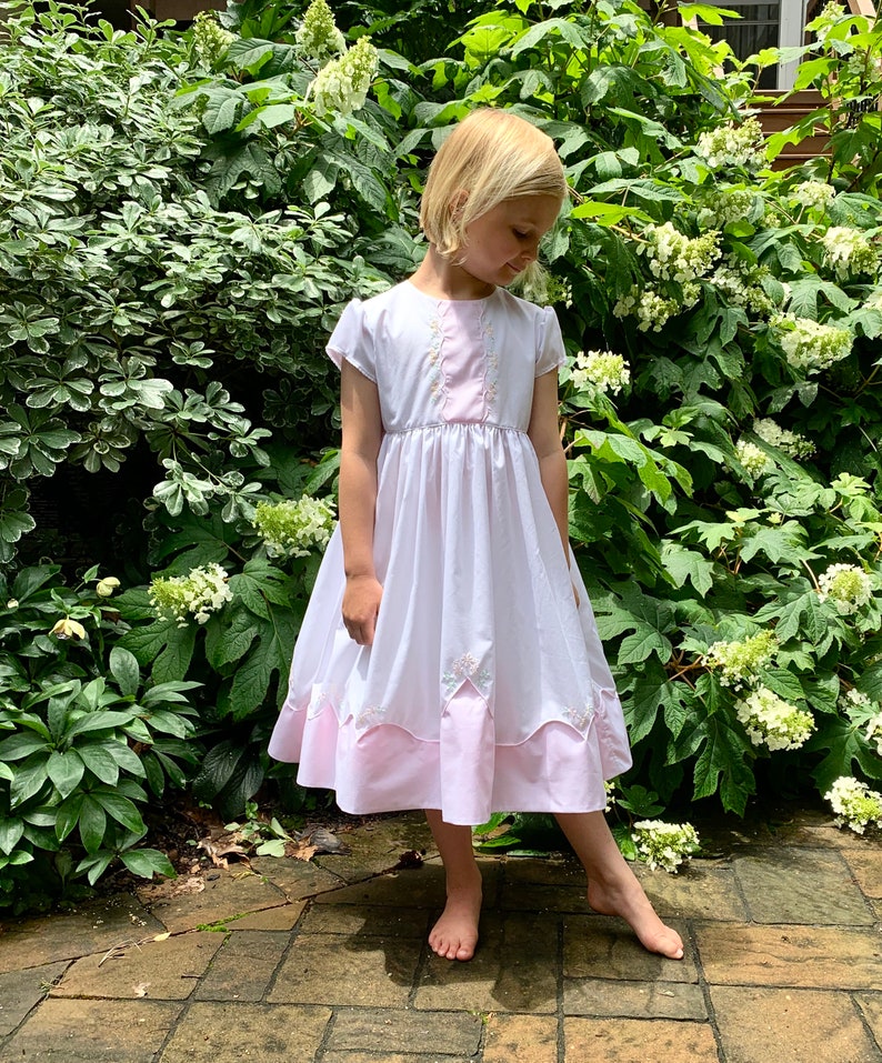 Wendy - Shadow Appliqué Madeira Dress PDF Pattern, Sz. 2 - 10 - Etsy