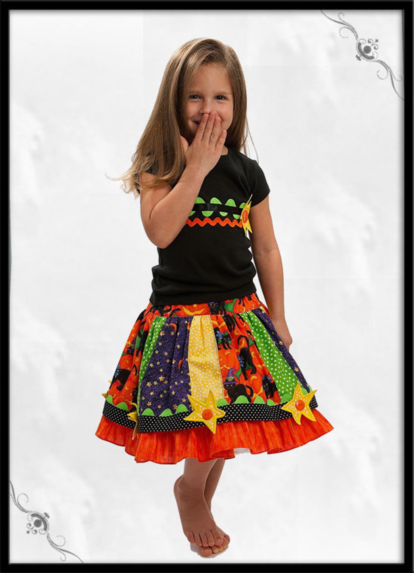 Reversible Patchwork Twirl Skirt PDF Pattern, Size 1 - 12 - Etsy