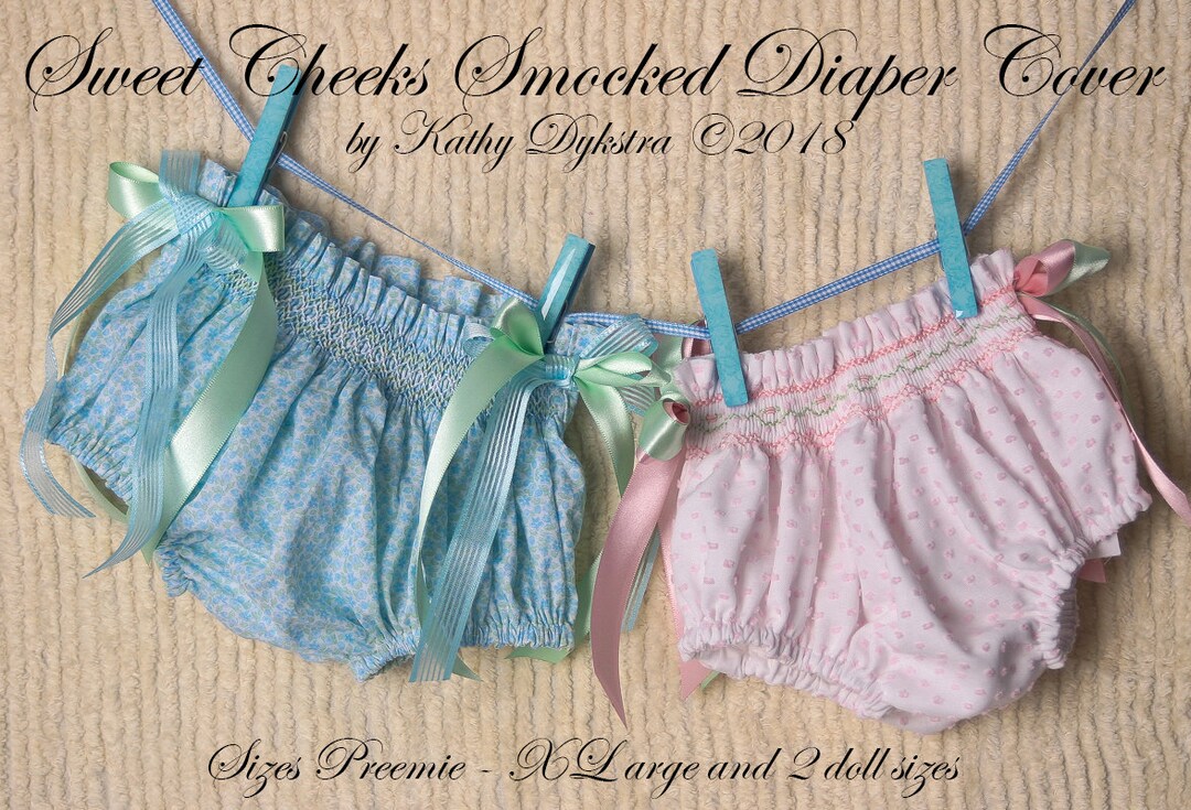 Sweet Cheeks Smocked Diaper Cover PDF Pattern - Etsy