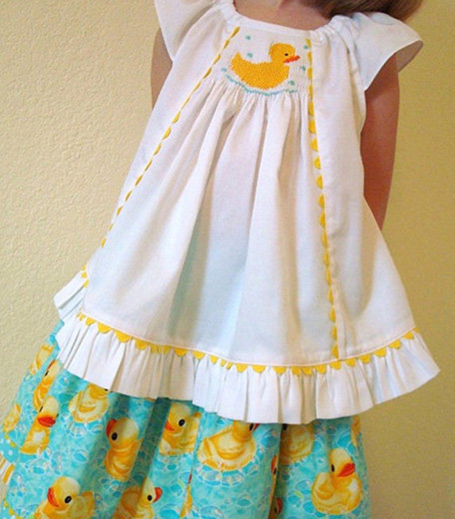 Annalise Smocked Top PDF Pattern, Sz. 6 Mo. - 8 - Etsy