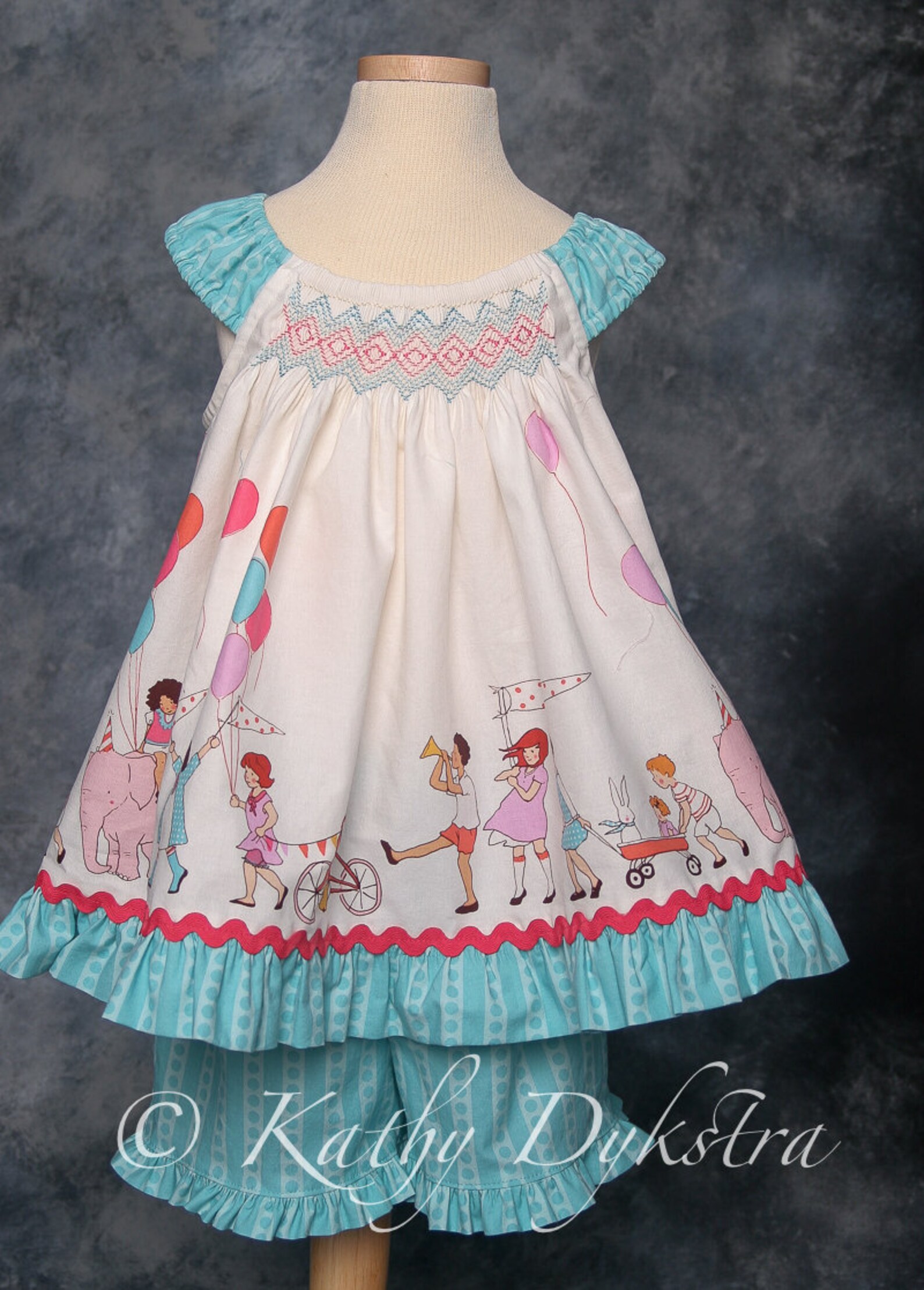 Perfectly Pretty Top/dress PDF Pattern, Sz. 12 Mo. - 10 - Etsy
