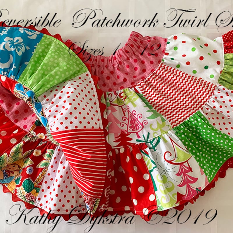 Patchwork Skirt - Etsy