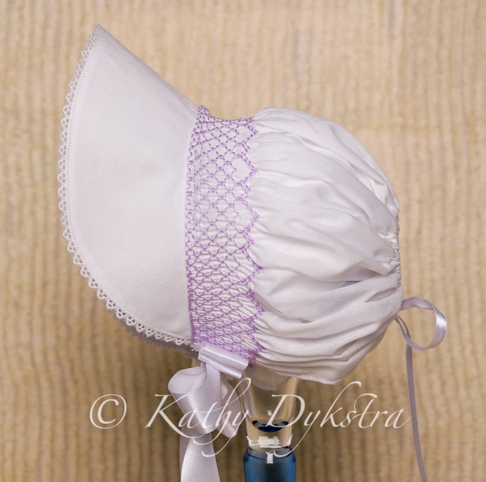 Bella's Vintage Smocked Bonnet Pattern Preemie 3t | Etsy