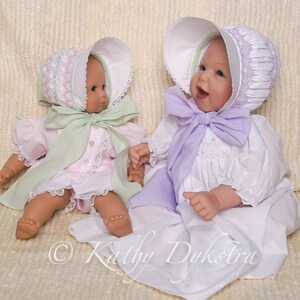 Bella's Vintage Smocked Bonnet Pattern - Preemie - 3t - Etsy