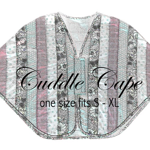 Cuddle Cape PDF Pattern One Size Fits S XL - Etsy
