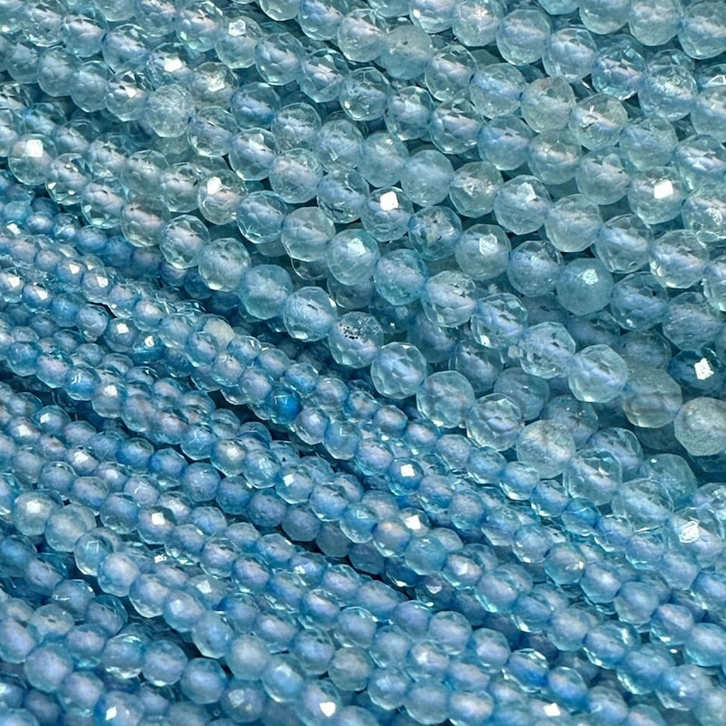 Blue Topaz Bead Small - Etsy