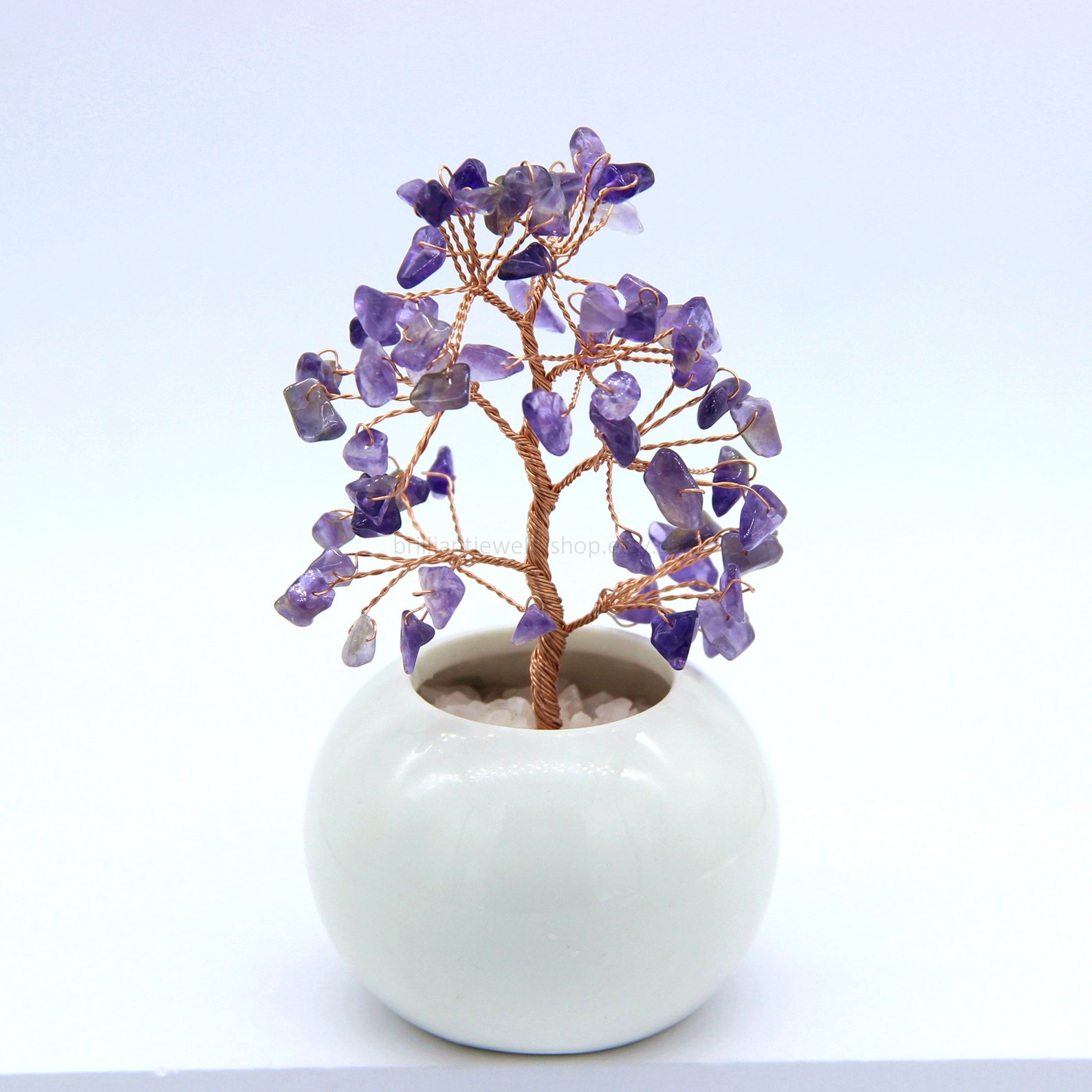 Multi Crystal Treegemstone Wire Sculpture Tree of | Etsy