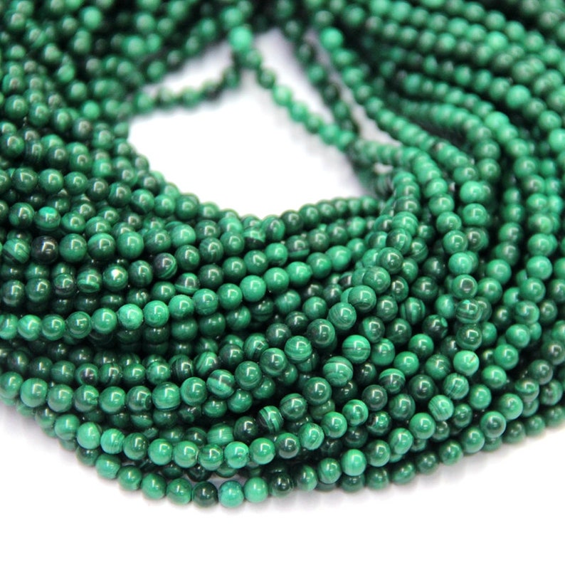 Tiny Malachite Round Smooth Beads 2 3 4mm Natural Malachite A - Etsy