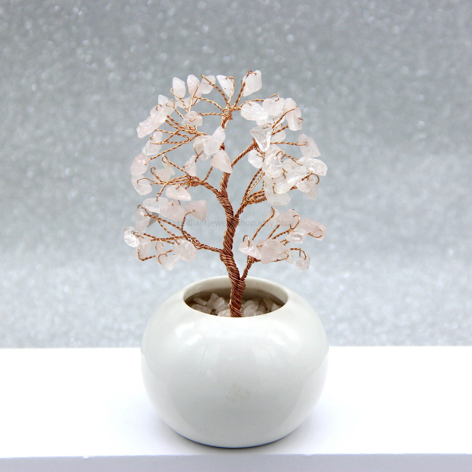 Multi Crystal Treegemstone Wire Sculpture Tree of | Etsy