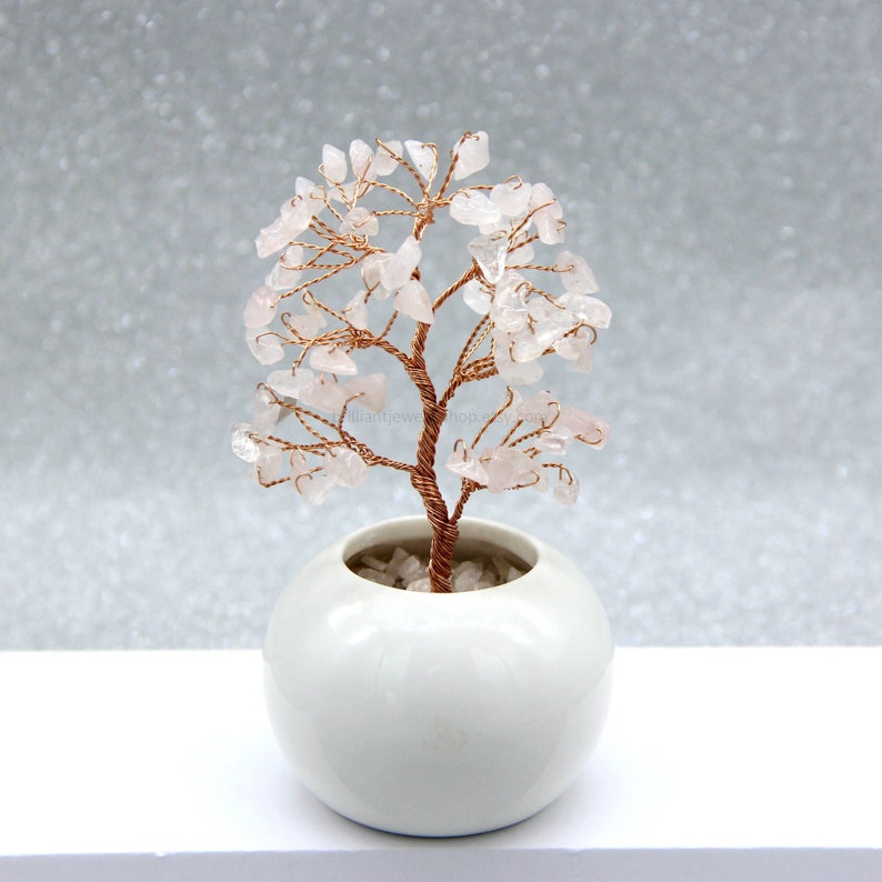 Multi Crystal Treegemstone Wire Sculpture Tree of | Etsy