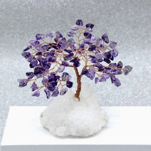 Multi Crystal Tree,gemstone Cluster Wire Sculpture Tree of Life,crystal ...