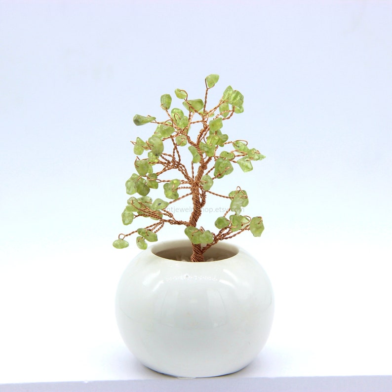 Multi Crystal Treegemstone Wire Sculpture Tree of | Etsy