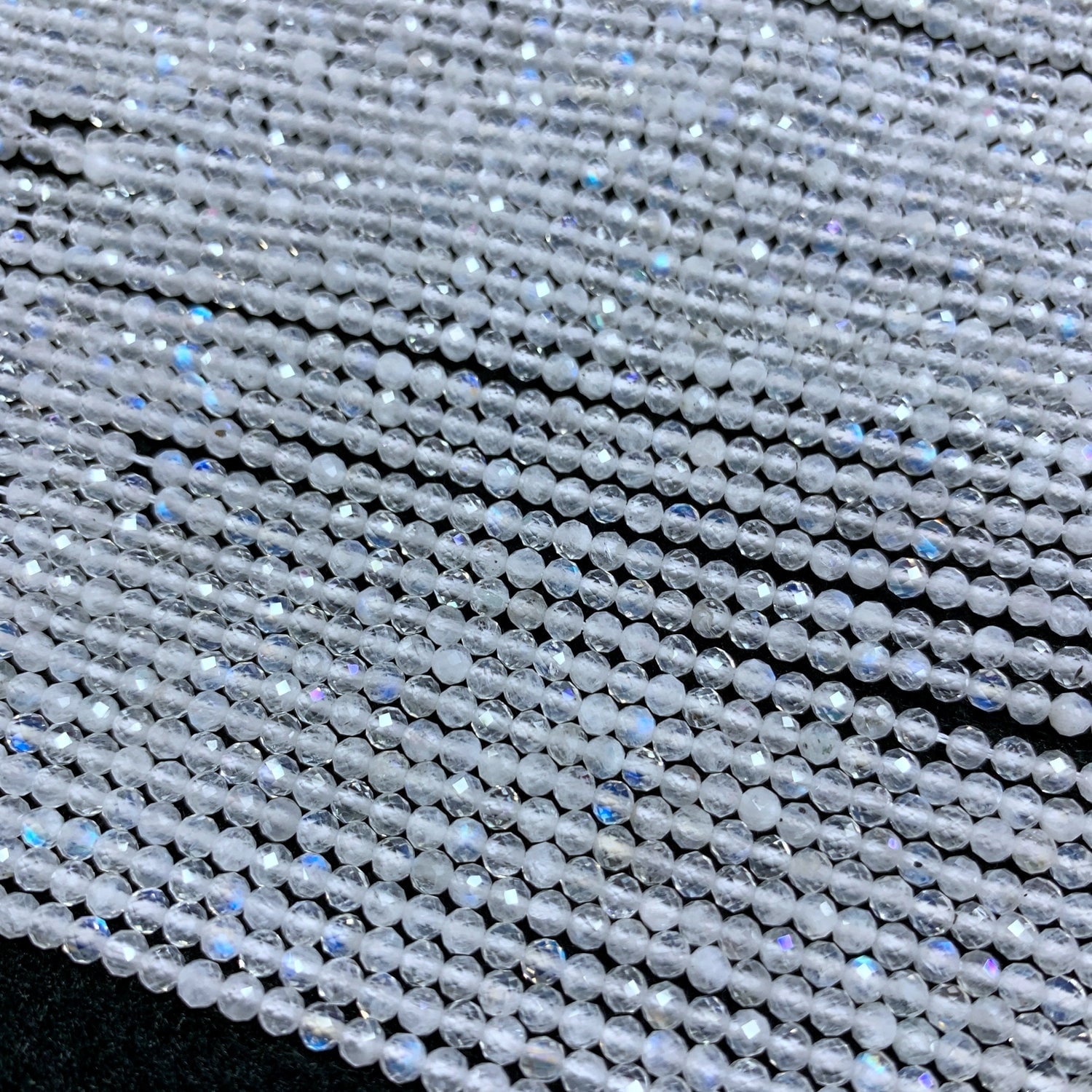 Tiny Rainbow Moonstone Beads Micro Faceted 2mm 3mmnatural - Etsy