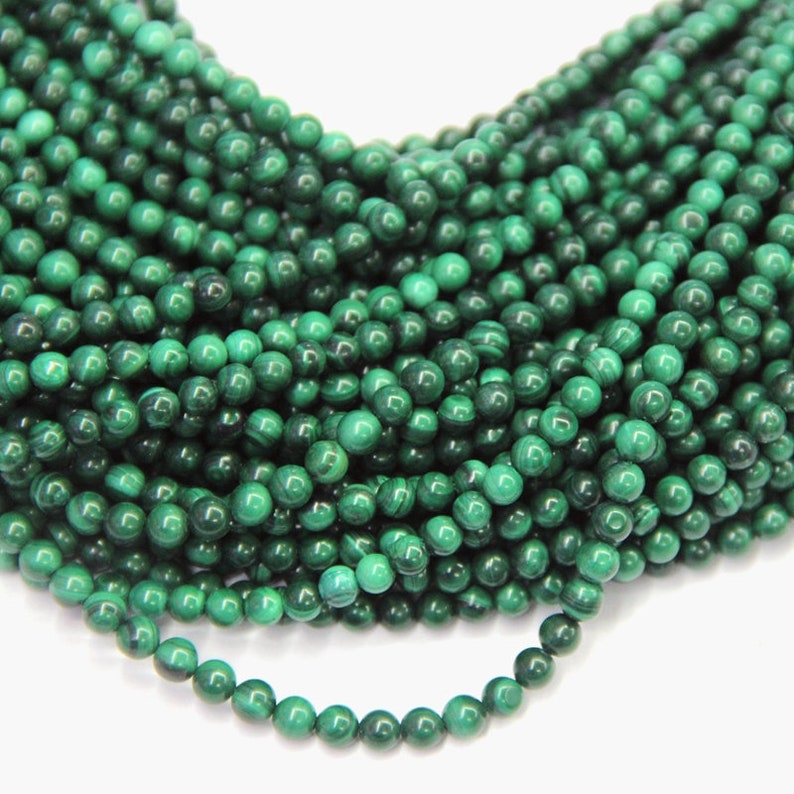 Tiny Malachite Round Smooth Beads 2 3 4mm Natural Malachite A - Etsy