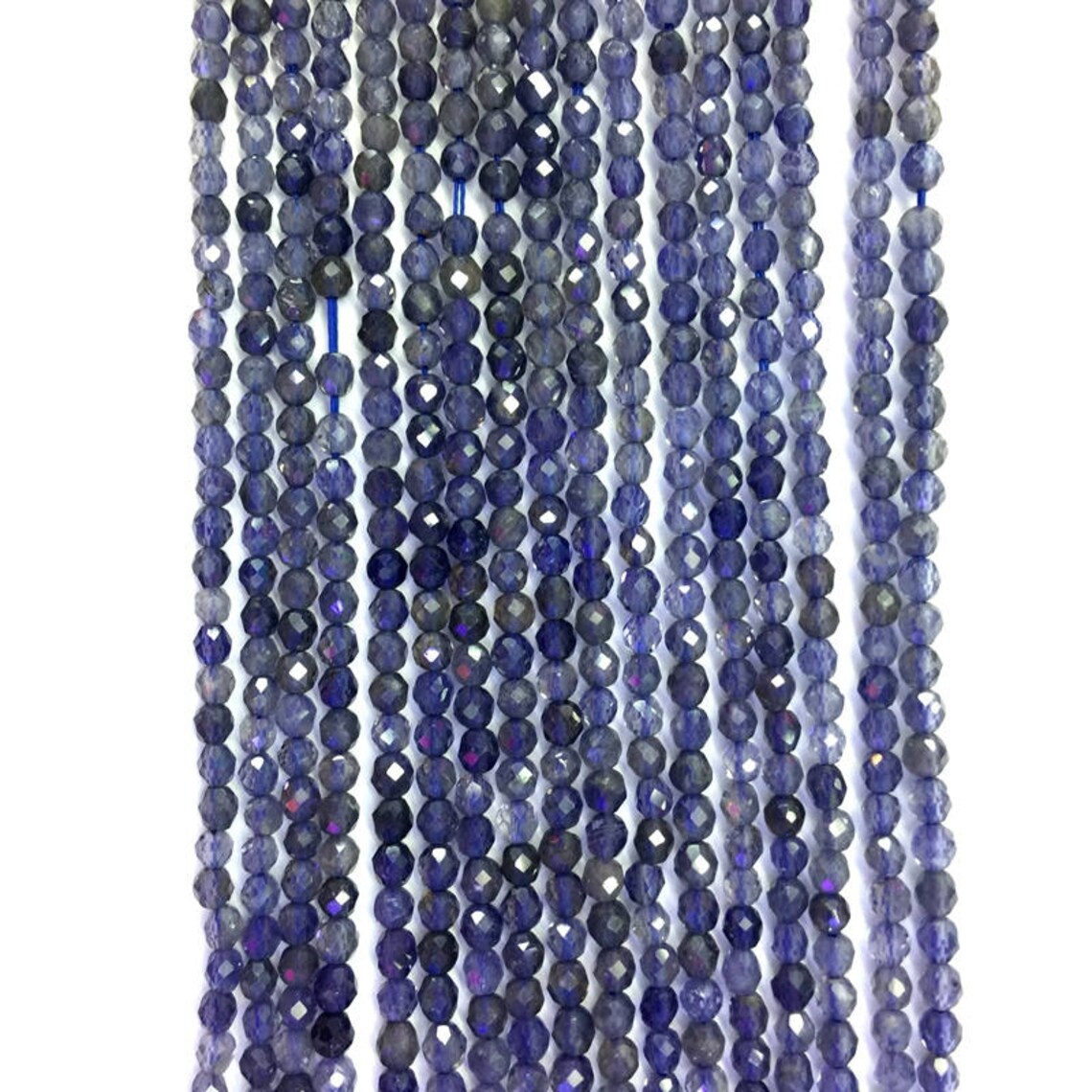 Natural Lolite Beads Micro Faceted 2 3 4mm Tiny Lolite Beads - Etsy