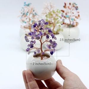 Multi Crystal Tree,gemstone Wire Sculpture Tree of Life,citrine Tree ...