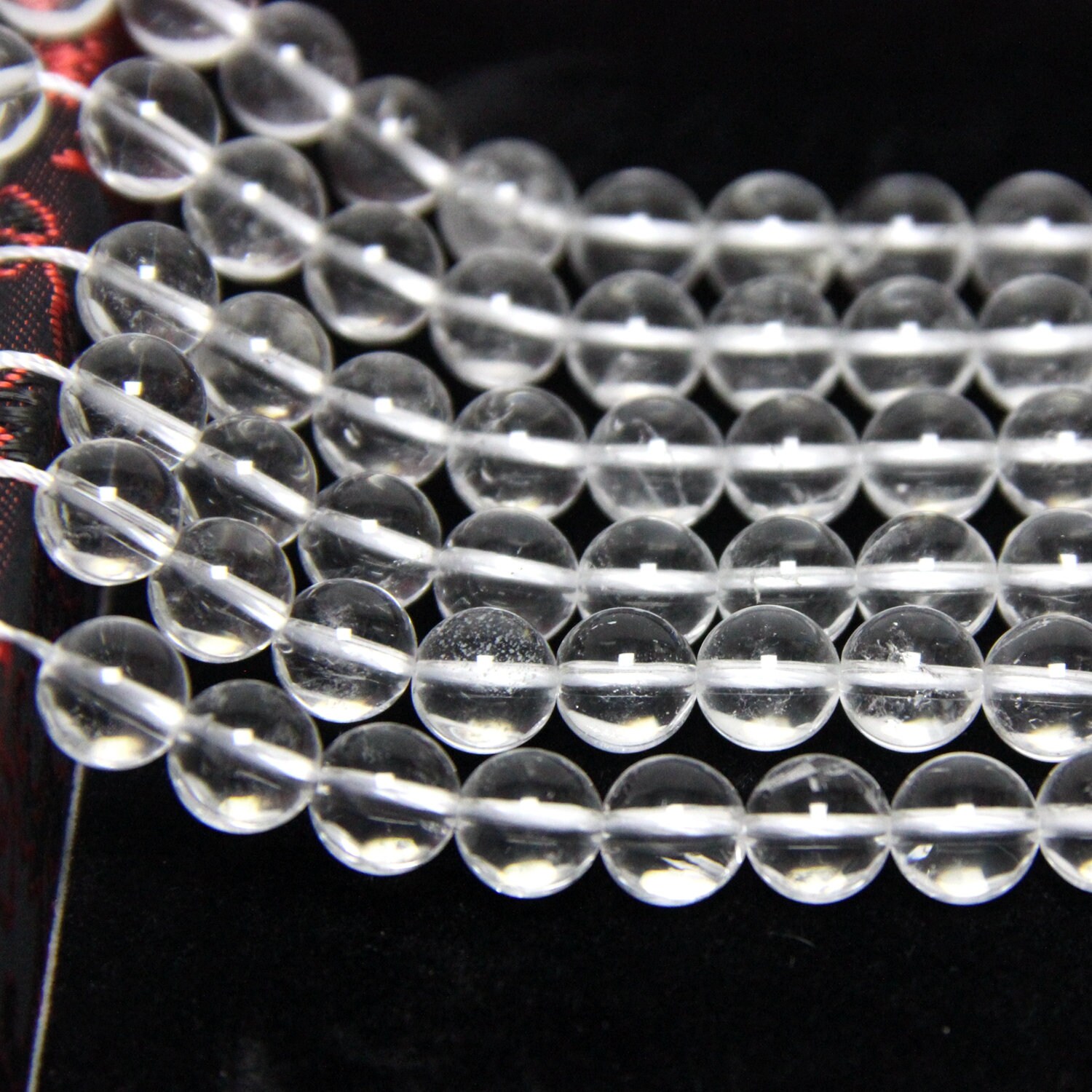 Natural Rock Crystal Beads 4mm 6mm 8mm 10mmclear Quartz - Etsy