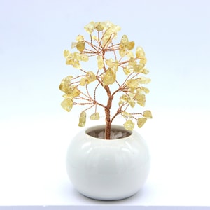 Multi Crystal Tree,gemstone Wire Sculpture Tree of Life,citrine Tree ...