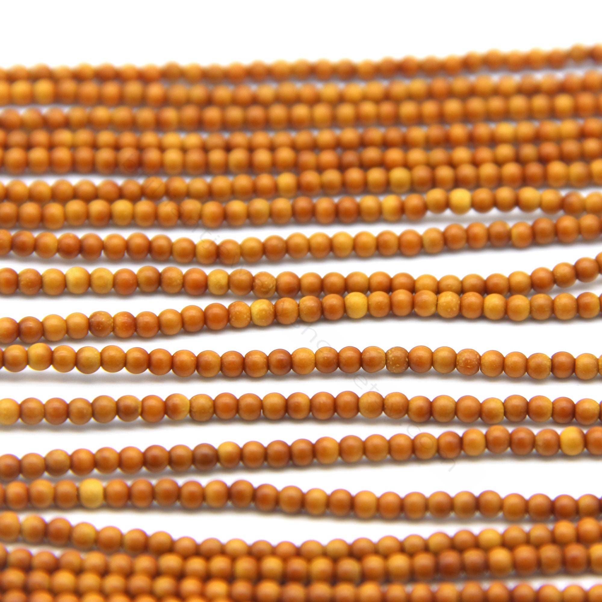 Tiny Olive Wood Round Beads 2.5mm 2.7mm 3mm 4mm High Quality, Natural ...