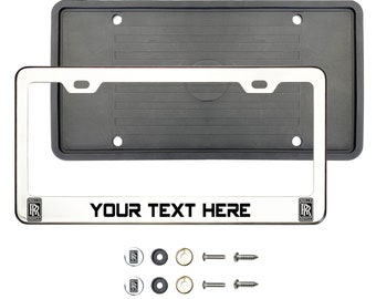 Rolls royce license plate frame - Etsy México