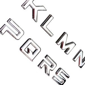 Custom 3D Metal Text Letter Hot Pink License Plate Frame W/ Metal Screw ...