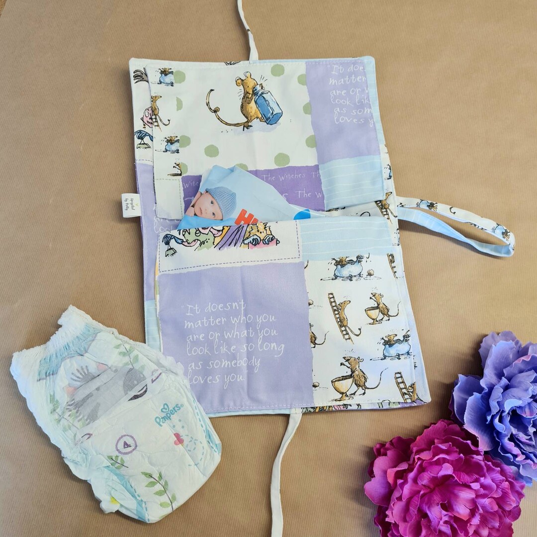 The Witches Nappy & Wipes Pouch, Nappy Wallet, Nappy Changing ...