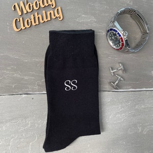 Groomsmen Initial Monogram Socks - Etsy UK