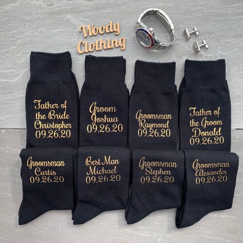 Wedding Socks Socks for the Wedding Party Wedding Gifts | Etsy UK
