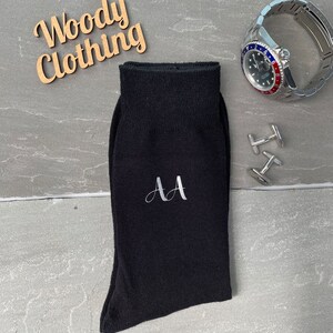 Groomsmen Initial Monogram Socks - Etsy UK