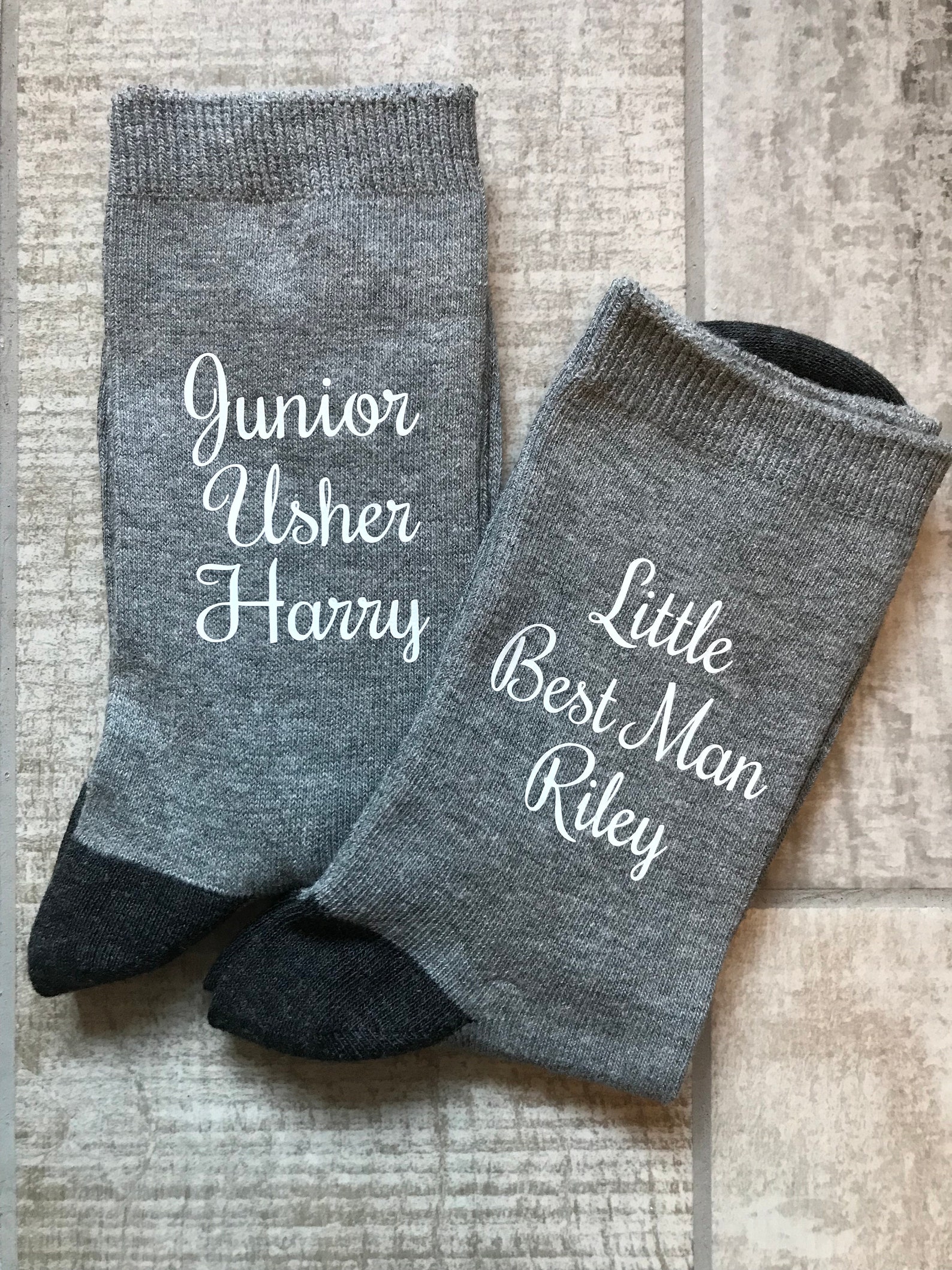 Grey Page Boy Socks - Etsy UK