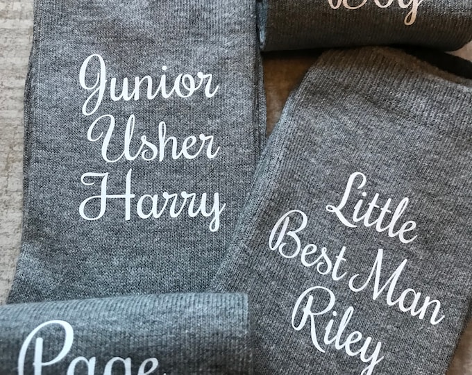 Grey Page Boy Socks - Etsy UK