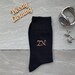 Groomsmen Initial Monogram Socks - Etsy UK