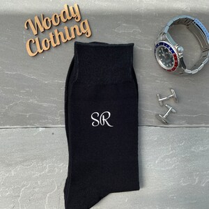 Groomsmen Initial Monogram Socks - Etsy UK