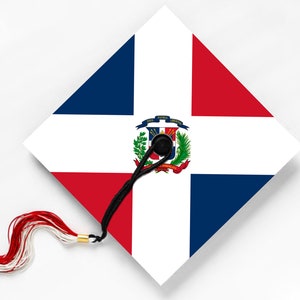 Flag of the Dominican Republic, Dominicans Pride, Graduation Cap Topper ...
